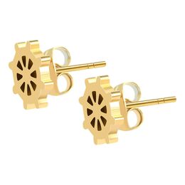 Adelia&acute;s Paar Ohrstecker ADELIA&acute;S "Damen Ohrringe &iquest; Ohrstecker aus Edelstahl", gold, Ohrringe, Damen, Edelstahl, Paar Ohrstecker