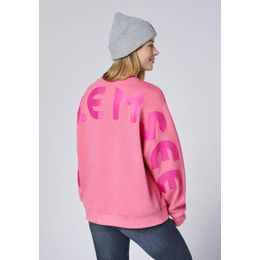 Sweatshirt Chiemsee, Damen, Gr. L (40), chateau rose, 88% Baumwolle, 12% Polyester, Rundhals, Sweatshirts Sweatshirt