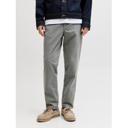 Jack & Jones Chinohose JACK & JONES "JPSTOLLIE VANCE CHINO NOOS", Herren, Gr. 29, L&auml;nge 30, sedona sage, Web, Obermaterial: 97% Baumwolle, 3% Elasthan, unifarben, Hosen Chinohose