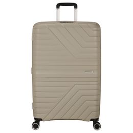 Hartschalen-Trolley American Tourister "FLYTWIST, verschiedene Gr&ouml;&szlig;en und Farben", Herren, Gr. B/H/T: 50cm x 78cm x 30cm 101 l, gelb (sandstone), Polypropylen, Koffer Hartschalen-Trolley, Hartschalen-Koffer personalisierbar Volumenerweiterung