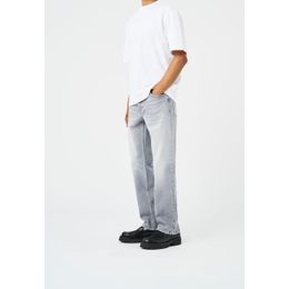 Only & Sons Straight-Jeans ONLY & SONS "ONSEDGE PERFORMANCE LB 3816 DOT DNM NOOS", Herren, Gr. 36, L&auml;nge 32, medium grau denim, Denim/Jeans, Obermaterial: 99% Baumwolle, 1% Elasthan, Abriebeffekte, straight fit lang, Jeans Straight-Jeans
