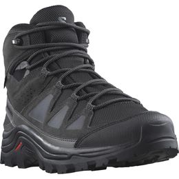 Wanderschuh Salomon "QUEST ROVE Gore-Tex", Herren, Gr. 43, schwarz, Leder, Textil, Schuhe Wanderschuh, Wasserdicht
