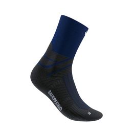 Sportsocken Bauerfeind "RUN PERFORMANCE MID CUT SOCKS", Herren, Gr. 46-49, navy, Obermaterial: 90% Polyamid, 10% Elasthan, Socken Sportsocken, Laufsocken