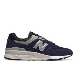 Sneaker New Balance "997H", Herren, Gr. 44,5, blau (navy), Leder, Schuhe Sneaker