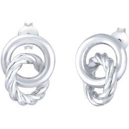 Paar Ohrstecker Elli "Schmuck Geschenk Silber 925 Ohrringe", silber (silberfarben), Ohrringe, Damen, Silber 925 (Sterlingsilber), Paar Ohrstecker