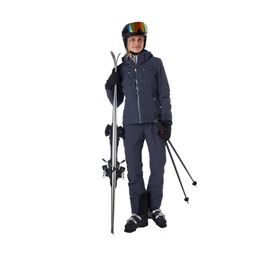 Skihose Killtec "KSW 61 WMN SKI PNTS", Damen, Gr. 36, Normalgr&ouml;&szlig;en, nachtblau, Obermaterial: 84% Polyamid, 16% Elasthan;Futter: 100% Polyester;F&uuml;llung: 100% Polyester, Hosen Skihose, Wasserdichte Skihose, verstellbare Taille, Schneef&auml;nge, mit Stretch