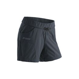 Funktionsshorts Maier Sports "Fortunit Short W", Damen, Gr. 36, Normalgr&ouml;&szlig;en, graublau, 100% Polyester, Hosen Funktionsshorts, Rei&szlig;feste Funktionsshorts in l&auml;ssigem Schnitt