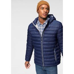 Steppjacke Polarino, Herren, Gr. 56, blau (marine), Obermaterial: 100% Polyamid. Futter: 100% Polyamid. Wattierung: 100% Polyester, eingefasste Kante, Jacken Steppjacke, Atmungsaktiv, winddicht, wasserabweisend, Topseller