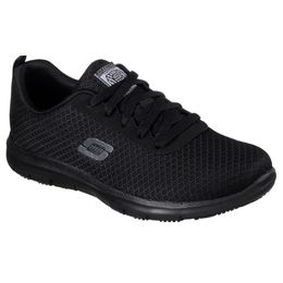 Berufsschuh Skechers "Ghenter-Bronaugh Schn&uuml;rschuh" Gr. 37, schwarz, 37, Synthetik, Textil, Schuhe, Berufsschuh, Schn&uuml;rschuh f&uuml;r Gastronomie mit Skechers Memory Foam Innensohle, Topseller