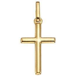 Kettenanh&auml;nger Firetti "Schmuck Geschenk Gold 333 Halsschmuck Anh&auml;nger f&uuml;r Halskette Kreuz", gold (gelbgoldfarben), Schmuckanh&auml;nger, Damen, Gelbgold 333, 0,35 g, Kettenanh&auml;nger