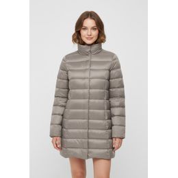 Steppmantel Only "ONLRUBY QUILTED DOWN COAT OTW", Damen, Gr. XL, string, Steppware, Obermaterial: 100% Nylon, unifarben, regular fit, M&auml;ntel Steppmantel