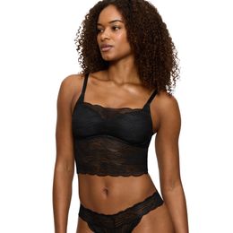 Bustier Triumph "Lift Smart Bustier", Damen, Gr. 3, N-Gr, schwarz, Spitze, Obermaterial: 60% Polyamid, 24% Polyester, 16% Elasthan, unifarben, BHs Bustier, Stretch-Spitze