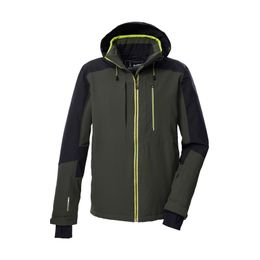 Skijacke Killtec "KSW 45 MN SKI JCKT", Herren, Gr. 3XL, olivgr&uuml;n, Obermaterial: 100% Polyester;Futter: 100% Polyester;F&uuml;llung: 100% Polyester, Jacken Skijacke, Wasserdichte Skijacke mit 10.000 mm Wassers&auml;ule, atmungsaktiv