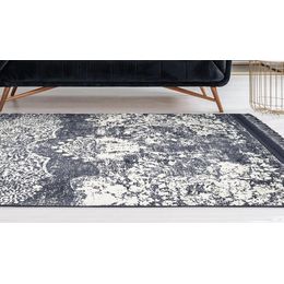 Teppich Padiro "Dolce Vita 125", lila (violett), B:200cm H:10mm L:290cm, Viskose, Teppiche, Teppich, Trendige Verwaschung, Orient-Design
