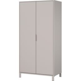 Kinderkleiderschrank Germania "GW-Alkmaar", braun (kaschmir), B:89cm H:180cm T:54cm, Holzwerkstoff, Schr&auml;nke, Kinderkleiderschrank, mit Kleiderstange aus Metall
