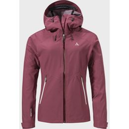 Sch&ouml;ffel Outdoorjacke SCH&Ouml;FFEL "Hiking Jacket Style Cascata WMS", Damen, Gr. 42, pink (3825, pink), Oberstoff: Aussenseite: 100% Polyester, Innenseite: 100% Polyester; (Membran: Polyurethan), regular fit, hoch geschlossener Ausschnitt, Jacken Outdoorjacke