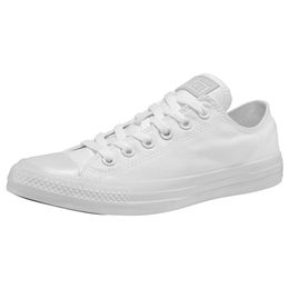 Sneaker Converse "Chuck Taylor All Star Seasonal Ox Monocrome", Damen, Gr. 36,5, wei&szlig; (wei&szlig;, monochrome), Textil, Schuhe Sneaker