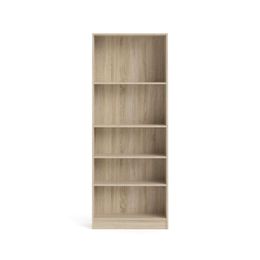 B&uuml;cherregal Inosign "Basic Regal, B&uuml;roregal", braun (eiche struktur), B:79cm H:203,2cm T:26,8cm, Holzwerkstoff, Regale, B&uuml;cherregal, Standregal in verschiedenen Gr&ouml;&szlig;en und Farben erh&auml;ltlich