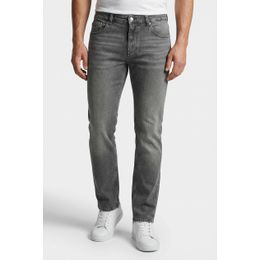 Regular-fit-Jeans Tommy Jeans "SCANTON SLIM BI0177", Herren, Gr. 36, L&auml;nge 30, denim grau, Denim/Jeans, Obermaterial: 99% Baumwolle, 1% Elasthan, slim fit lang, Jeans Regular-fit-Jeans, Mit G&uuml;rtelschlaufen, Topseller