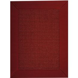 Sisalteppich Astra "Manaus" Gr. 7, rot (rubinrot), B:200cm H:6mm L:290cm, Sisal, Teppiche, Sisalteppich, echtes Sisalprodukt, Wohnzimmer