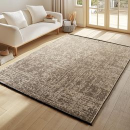 Teppich Ayyildiz Teppiche "SPACE 1900", beige, B:140cm H:7mm L:200cm, Chenille, Teppiche, Teppich, L&auml;ufer, Kurzflor, Boho, Vintage, Wohnzimmer