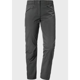 Sch&ouml;ffel Outdoorhose SCH&Ouml;FFEL "Pants Hestad L", Damen, Gr. 42, Normalgr&ouml;&szlig;en, grau (9830, grau), Oberstoff : 85% Nylon 15% Elasthan, Hosen Outdoorhose