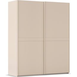 Schwebet&uuml;renschrank Rauch "Kleiderschrank Schrank Garderobe Schlafzimmerschrank SCALE-LINE", beige (champagner), B:181cm H:223cm T:68cm, Holzwerkstoff, Schr&auml;nke, Schwebet&uuml;renschrank, edle Optik mit Bauchbinde in Korpusfarbe Dekorfront MADE IN GERMANY