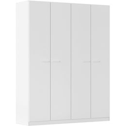 Dreht&uuml;renschrank Rauch "Kleiderschrank Schrank Garderobe TOPSELLER OTELI inkl. Inneneinteilung", alpinwei&szlig;, B:181cm H:229cm T:54cm, Holzwerkstoff, Schr&auml;nke, Dreht&uuml;renschrank, mit zus&auml;tzlichen Einlegeb&ouml;den, optional mit Spiegel MADE IN GERMANY