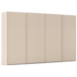Schwebet&uuml;renschrank Rauch "Kleiderschrank Schrank Garderobe Schlafzimmerschrank SCALE-FYRA", beige (champagner, griffleisten champagner), B:360cm H:223cm T:68cm, Holzwerkstoff, Schr&auml;nke, Schwebet&uuml;renschrank, edle viergeteilte T&uuml;ren viele Farben und Griff-Farben MADE IN GERMANY