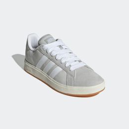 Sneaker adidas Sportswear "GRAND COURT BASE 00S", Herren, Gr. 42, grau (grau two, cloud wei&szlig;, gum10), Leder, Synthetik, Schuhe Sneaker, Design auf den Spuren des adidas Campus 00