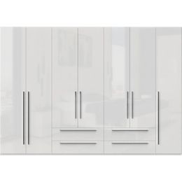 Kleiderschrank OTTO HOME "Piano, UV lackiert, hochgl&auml;nzend in beige oder wei&szlig;, FSC-zertifiziert", wei&szlig; (wei&szlig; hochglanz), B:317cm H:224cm T:56cm, FSC-zertifizierter Holzwerkstoff, Schr&auml;nke, Kleiderschrank, 272 oder 317cm breit, H&ouml;he 224cm, mit Soft-Close Funktion