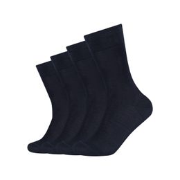 Socken Camano "ca-soft", Herren, Gr. 39-42, blau (navy), Baumwolle, Polyamid, unifarben, normal, Socken Socken, mit hoher Verarbeitungsqualit&auml;t