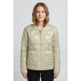 Steppjacke Only "ONLTELMA AOP QUILTED REV JACKET CC OTW", Damen, Gr. S, braun rice aop:leo, Steppware, Obermaterial: 57% Polyester, 43% Nylon, bedruckt, unifarben, regular fit normal, Rundhals, Jacken Steppjacke, mit wendbarem Design