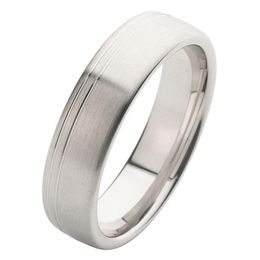 Trauring Firetti "Schmuck Geschenk Hochzeit Ehering Trauring "LIEBE" Gr. 18, silber (silberfarben), Fingerringe, Damen, 18, ohne Brillant, Silber 925 (Sterlingsilber), 6mm, Trauring, Made in Germany, wahlweise mit oder ohne Brillant