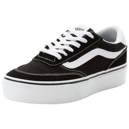 Sneaker Vans "Brooklyn LS Platform", Damen, Gr. 39, ba2, suede, canvas schwarz, wei&szlig;, Textil, Schuhe Sneaker