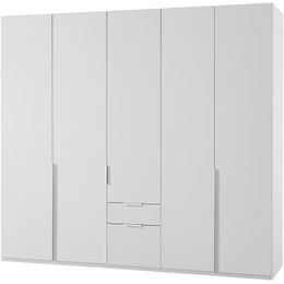Kleiderschrank wimex "New York", wei&szlig;, B:225cm H:208cm T:58cm, Schr&auml;nke, Kleiderschrank, wahlweise 208 oder 236cm hoch