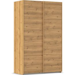 Schwebet&uuml;renschrank Rauch "Kleiderschrank Schrank Garderobe Schlafzimmerschrank EVELYN", braun (asteiche), B:137cm H:223cm T:68cm, Holzwerkstoff, Schr&auml;nke, Schwebet&uuml;renschrank, in elegantem Stil, in 5 Breiten, Griffe in Korpusfarbe MADE IN GERMANY