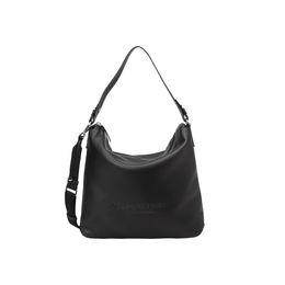 Hobo "Veka", Damen, Gr. B/H/T: 35cm x 34cm x 11cm, schwarz, Lederimitat, MARC O'POLO ACCESSORIES, Taschen Hobo, Damen Beuteltasche, Umh&auml;ngetasche, Schultertasche, Henkeltasche