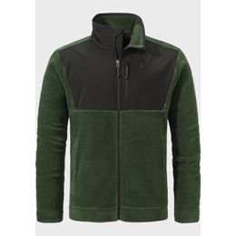 Sch&ouml;ffel Fleecejacke SCH&Ouml;FFEL "Urban Fleece Jk Style Gregale MNS", Herren, Gr. 52, gr&uuml;n (6965, gr&uuml;n), Oberstoff: 100% Polyester, regular fit, hoch geschlossener Ausschnitt, Jacken Fleecejacke