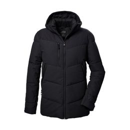 Steppjacke Killtec "KOW 306 MN QLTD JCKT", Herren, Gr. S, schwarz, Obermaterial: 100% Polyester;Obermaterial 2: 100% Polyester;Futter: 100% Polyester;Futter 2: 94% Polyester, 6% Elasthan;F&uuml;llung: 100% Polyester, Jacken Steppjacke, Herren Steppjacke mit Kapuze, wasserabweisend, atmungsaktiv