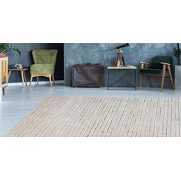 Teppich Kayoom "Prime 110", beige (beige, multi), B:80cm H:15mm L:150cm, Viskose, Teppiche, Teppich, Handgefertigtes Unikat, sehr weiche Haptik, pflegeleicht