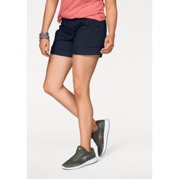 Bermudas Kangaroos, Damen, Gr. 48, N-Gr, blau (marine), Web, Obermaterial: 100% Baumwolle, unifarben, schmal kurz, Hosen Bermudas, krempelbar, Topseller