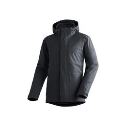 Winterjacke Maier Sports "Peyor 3in1", Herren, Gr. 62, schwarz, 100% Polyester, hoch geschlossener Ausschnitt, Jacken Winterjacke, warme Herren Jacke, wattierte Regenjacke, wasserdicht + atmungsaktiv