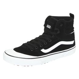 Sneaker Vans "ASHWOOD HI VansGUARD", Herren, Gr. 46, schwarz, wei&szlig;, Leder, Synthetik, Schuhe Sneaker