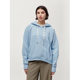 Hoodie LEGER "Hayley, LeGer by Lena Gercke", Damen, Gr. 40, hellblau, Sweatware, Obermaterial: 65% Baumwolle, 35% Polyester, normal normal, Rippb&uuml;ndchen, Sweatshirts Hoodie
