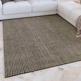Teppich Wecon Home "Hamptons TWENTYNINE", beige (sand beige), B:240cm H:10mm L:340cm, Polyester, Teppiche, Teppich, L&auml;ufer, Kurzflor, Wohnzimmer, Schlafzimmer, elegant, robust, Karo
