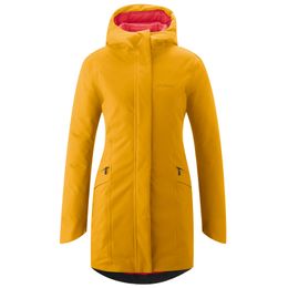 Funktionsjacke Maier Sports "Henni", Damen, Gr. 36, gelb (sonnengelb), 100% Polyester, Jacken Funktionsjacke, Sportlicher Outdoormantel f&uuml;r Outdoor und City, leicht wattiert