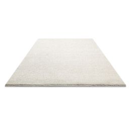 Hochflor-Teppich Wecon Home "Manta", beige (creme wei&szlig;), B:140cm H:25mm L:200cm, Polyester, Teppiche, Hochflor-Teppich, L&auml;ufer, Langflor maschinell gewebt, robust, Wohn- & Schlafzimmer, uni