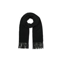 V&eacute;ro Moda Schal VERO MODA "VMELLA WOVEN SCARF NOOS", Damen, schwarz, Strick, Kunstfaser, unifarben, Modet&uuml;cher Schal