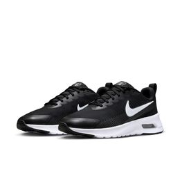 Sneaker Nike Sportswear "NIKE AIR MAX NUAXIS", Herren, Gr. 43, schwarz, wei&szlig;, schwarz, wei&szlig;, Synthetik, Textil, Schuhe Sneaker